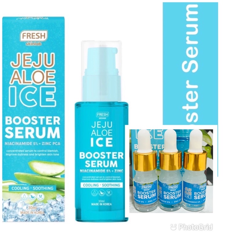 FRESH SKIN Jeju aloe Ice Booster Serum | Shopee Philippines