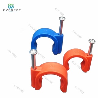 Heavy Duty Pvc Clamp Orange And Blue / Pipe Clamp /Pipe Clip /Hose 1/2 ...