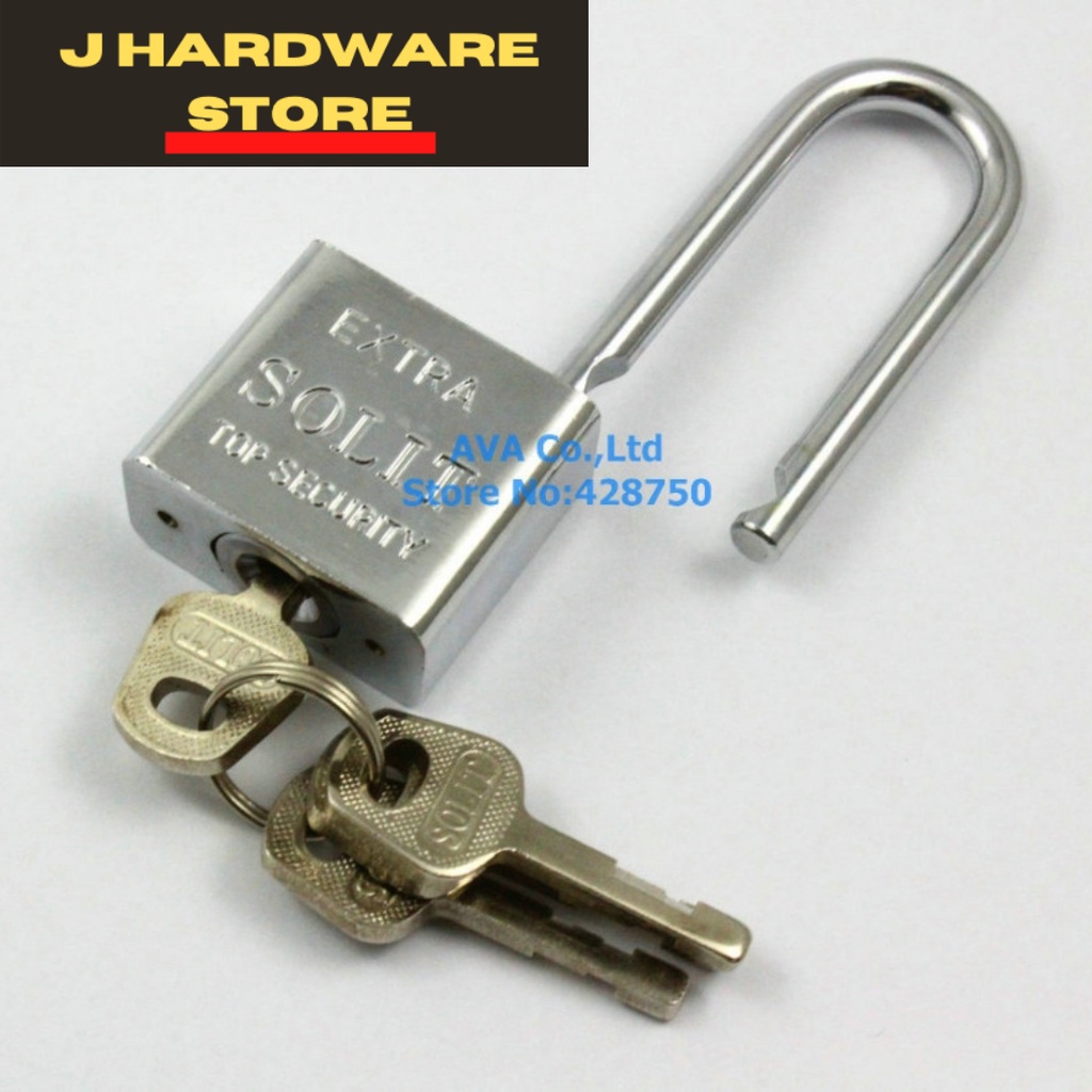 Home Office Cabinet Door Lock Metal Security Padlock with spare Keys ...