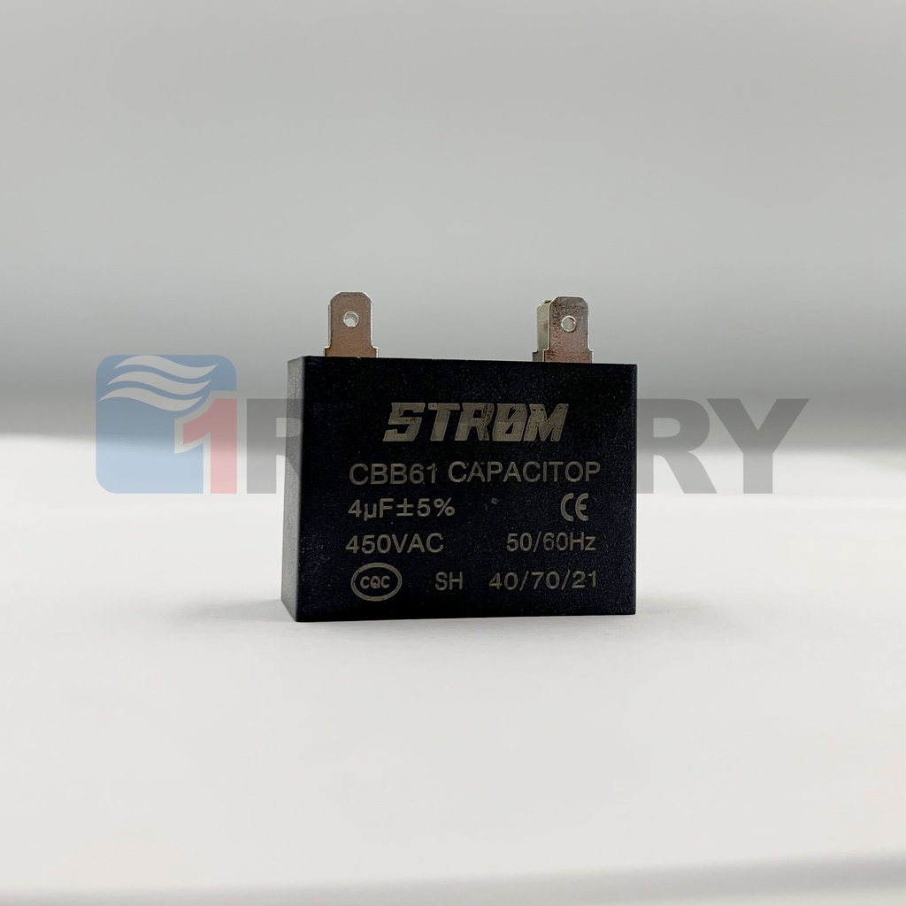1Rotary STROM FAN CAPACITOR - 4 Mfd 450V Square Black IC4961 | Shopee ...
