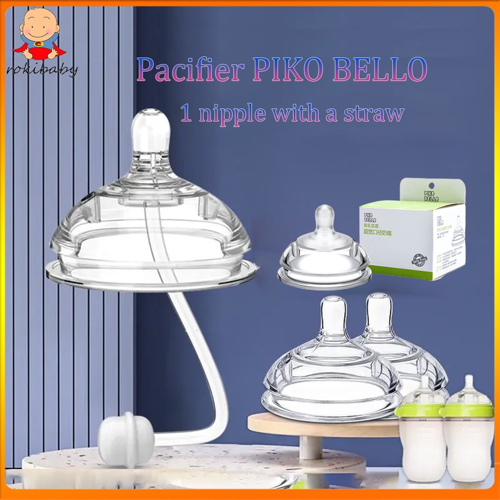Rokibaby PIKO BELLO pacifier for baby wide neck pacifier for newborn ...