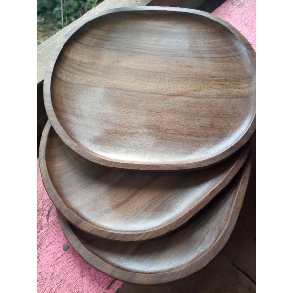 oval - shaped plate made in magcono (ironwood) | Shopee Philippines