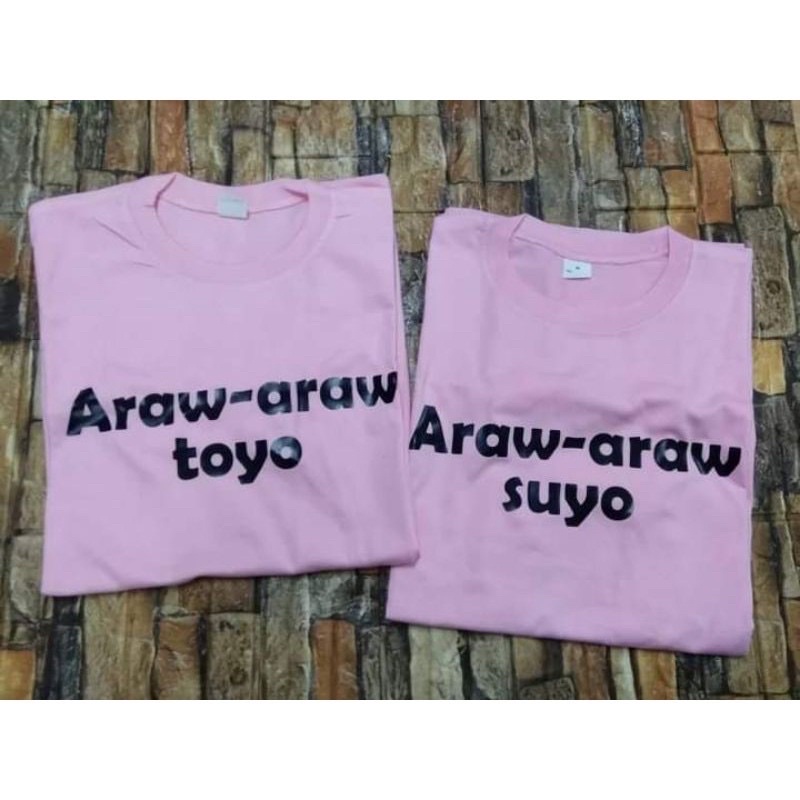ARAW-ARAW TOYO/SUYO UNISEX AESTHETIC STATEMENT TSHIRT TEES | Shopee ...