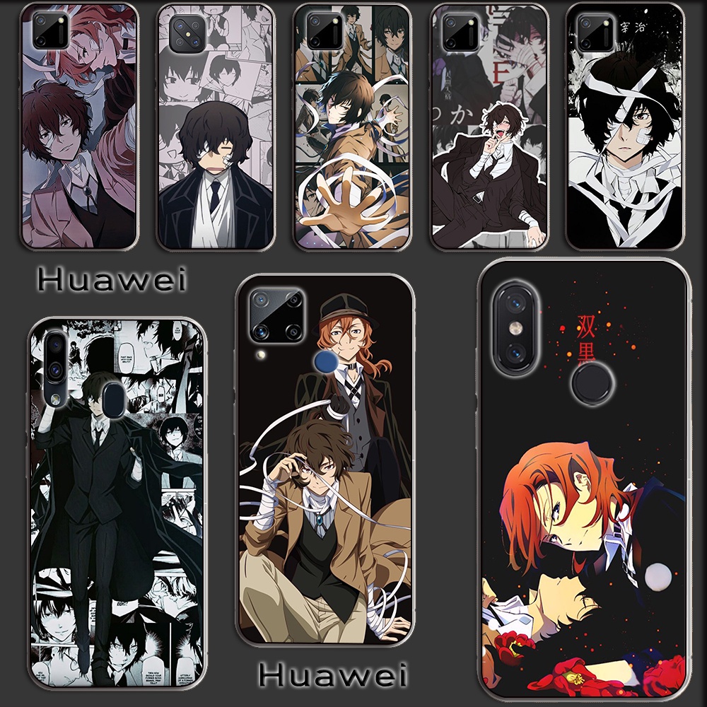 Huawei Nova 3i 3 Y6 Pro Y9 Prime Anime Bungo Stray Dogs Dazai pattern ...