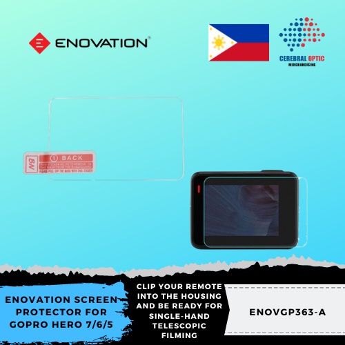 ENOVATION SCREEN PROTECTOR FOR GOPRO HERO 7/6/5 (OLD PACKAGING ...