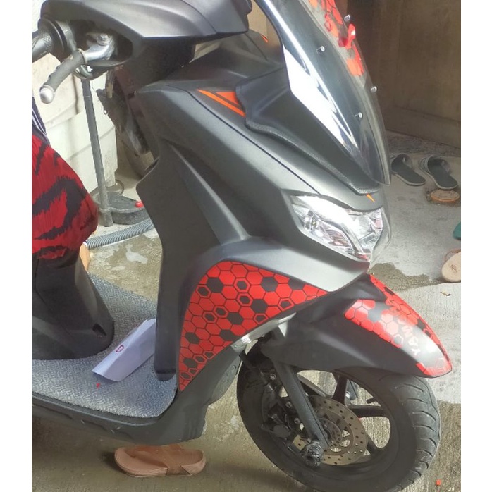 MIO GRAVIS HONEYCOMB DECALS STICKER CUT OUT 4PCS SET LEFT AND RIGHT ...