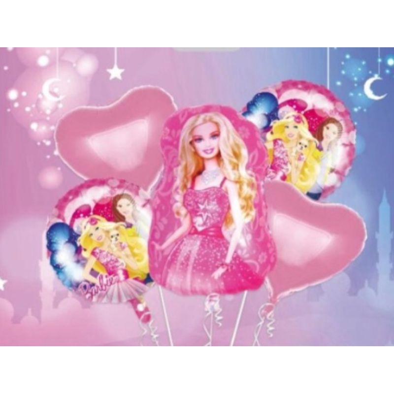 Barbie Foil Balloons Set (5pcs) | Shopee Philippines