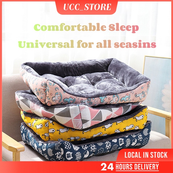 Dog Bed Cat Bed Washable Sleeping Bed Warm Soft Pet Mat Dog Mat ...