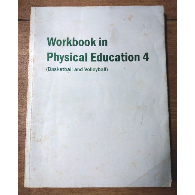 WORKBOOK in PHYSICAL EDUCATION 4 (Basketball and Volleyball). | Shopee ...