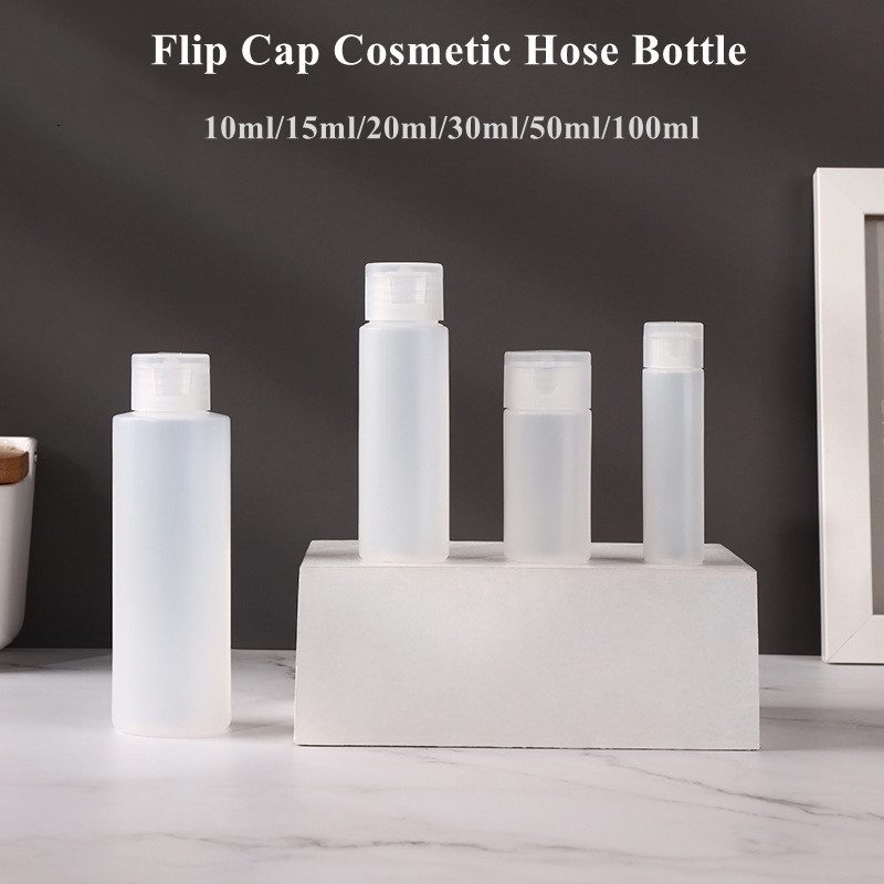 [Flip Cap] Cosmetic Soft Rube Bottles Refillable Squeeze Container ...