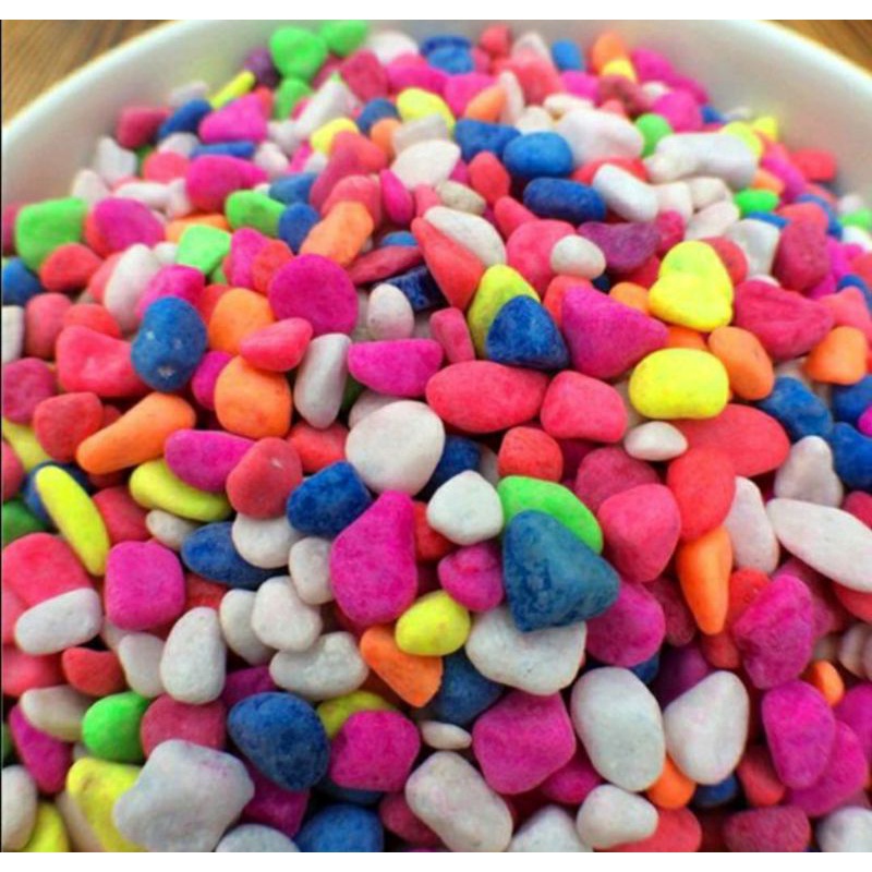 aquarium stone colored pebbles for aquarium | Shopee Philippines
