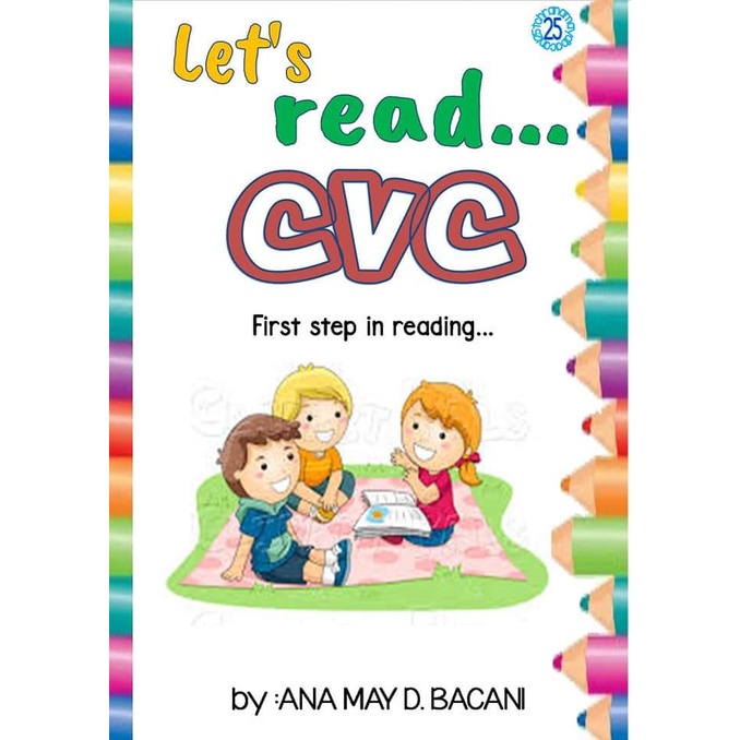 LETS READ CVC 38 PAGES A4 SIZE | Shopee Philippines