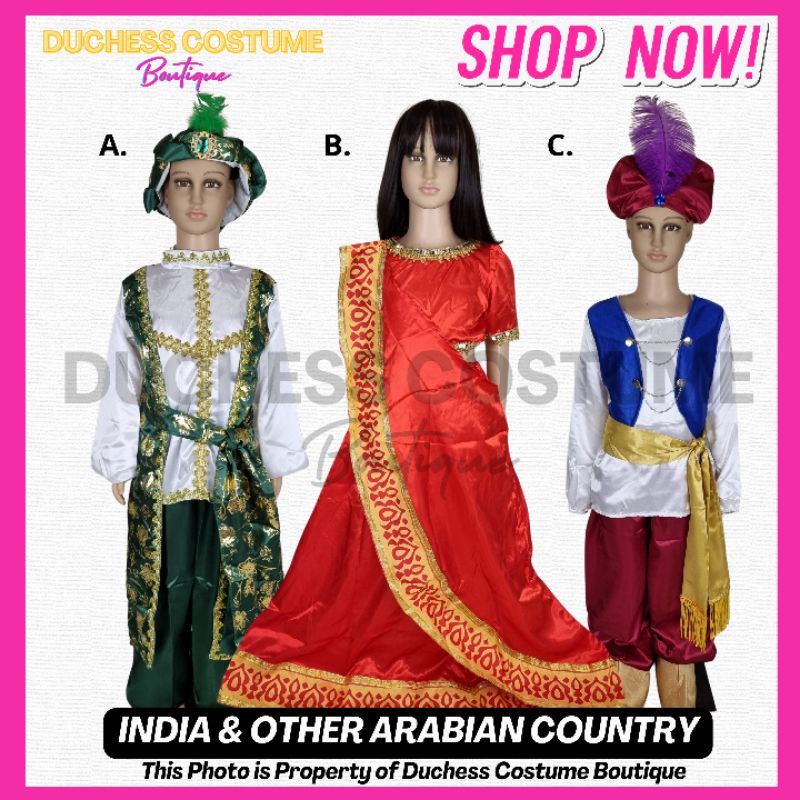 INDIA SAUDI ARABIA United Nations Costume UN Costume for Kids | Shopee Philippines