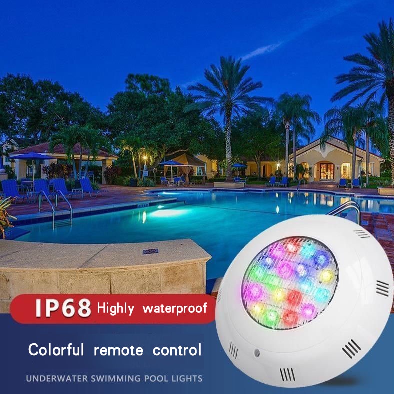 LED Swimming Pool Wall Light 12v24v Colorful Waterproof Underwater New ...