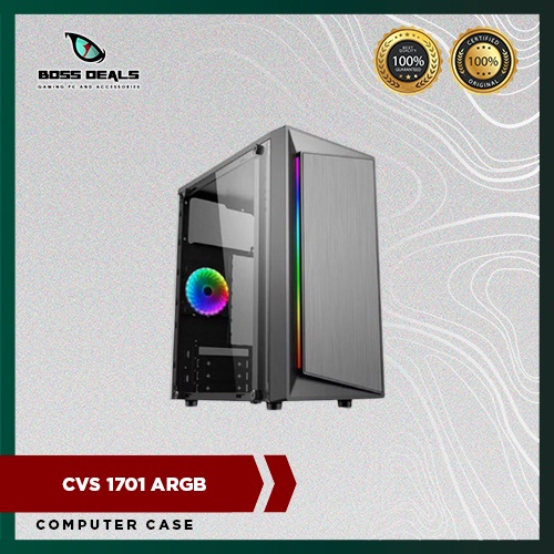 CVS 1707 RGB Mini ATX Case PC Case with 700w PSU | Shopee Philippines