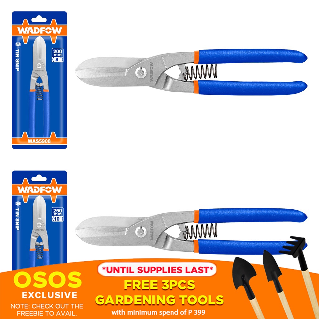 WADFOW Tools Original 8"-10"/200-250mm Tin Snip Scissors Tool Gunting ...