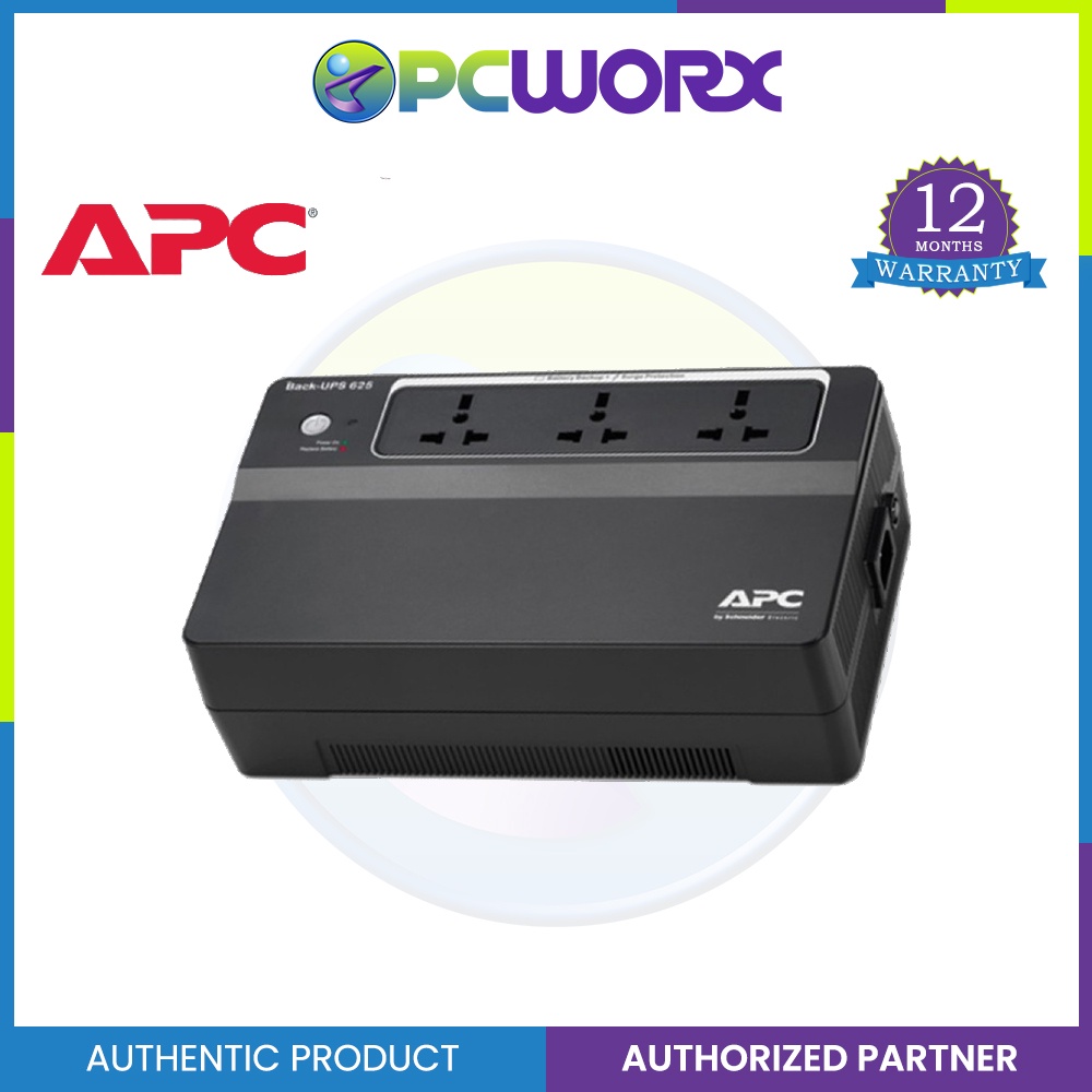 APC Back-UPS 625VA, 230V, AVR Universal Sockets (BX625CI-MS) | Shopee ...