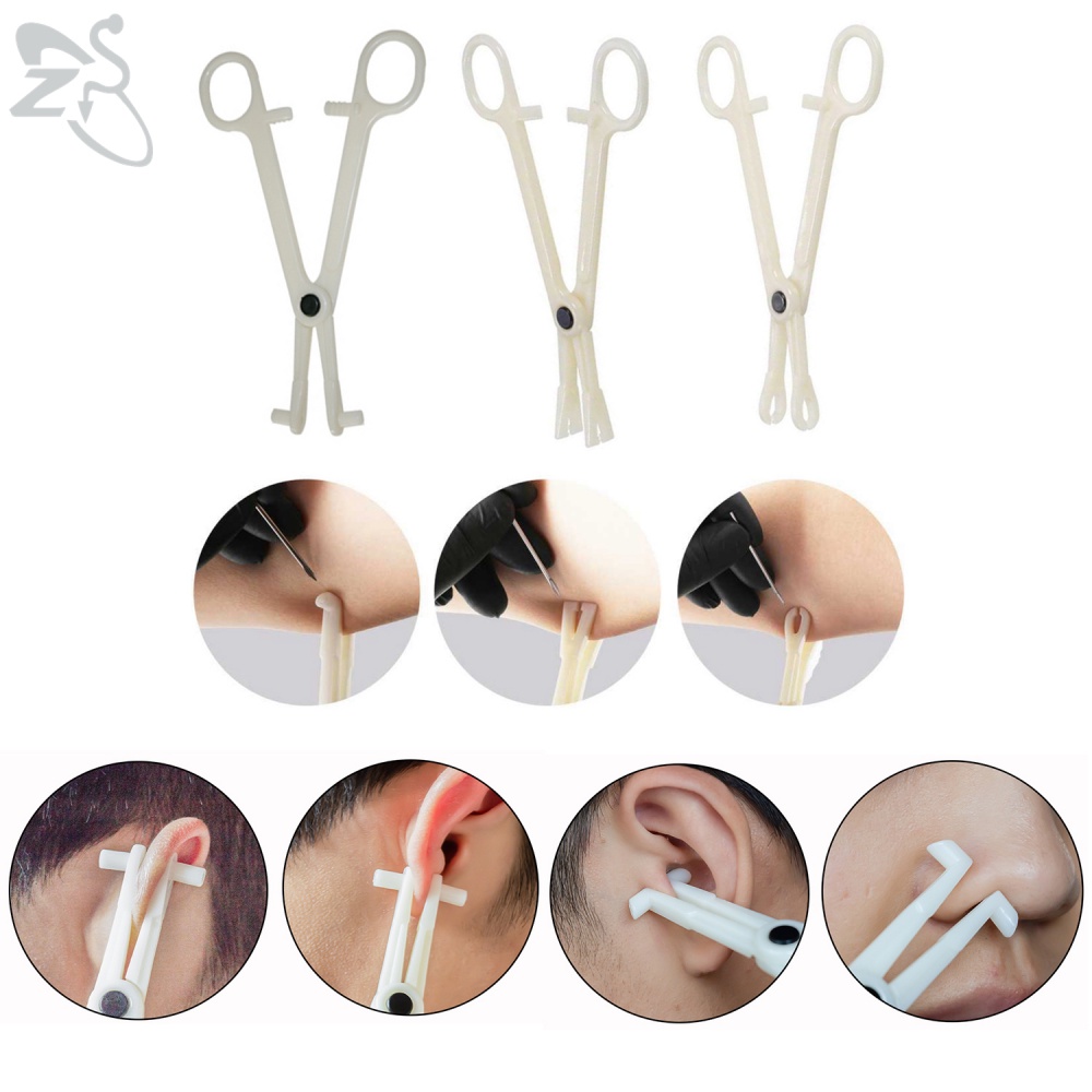 1 Piece Professional Acrylic Disposable Body Piercing Tools Ear Helix ...