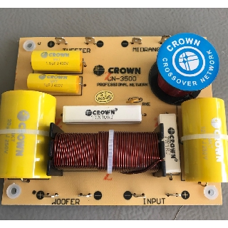 Crown CN-3500 Divivding Network / 3-way 500 watts Dividing network / 3 ...