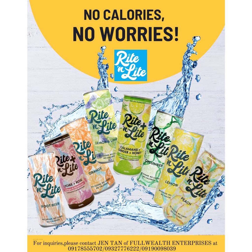 RITE 'N LITE 250ml x 24pcs- ASSORTED REGULAR FLAVORS | Shopee Philippines