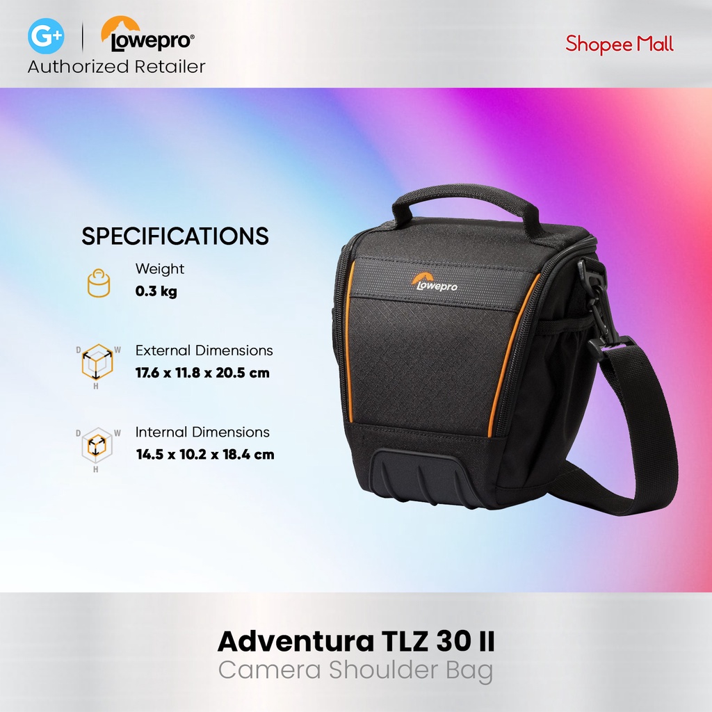 Lowepro Adventura TLZ 30 II (Black) | Shopee Philippines