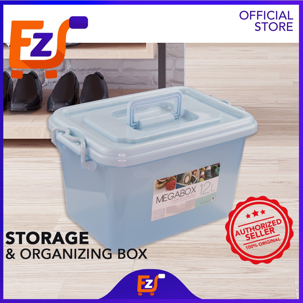EZ DEAL Megabox 12-Liter Stackable & Space Saving Storage & Organizing ...