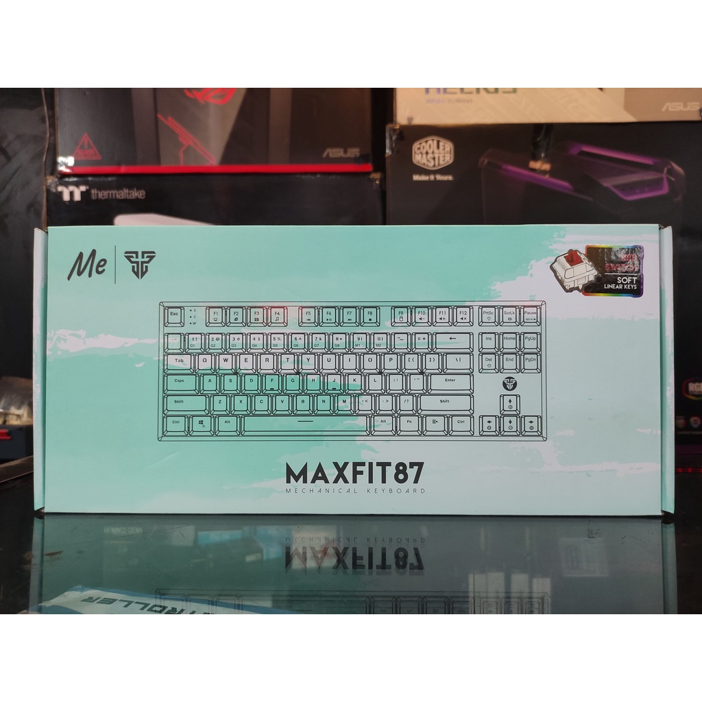Fantech Maxfit MK856 87 Keys TKL RGB Gaming Keyboard - Mint Edition ...