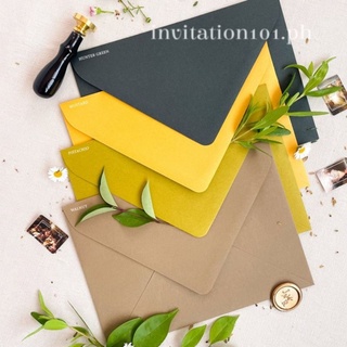 5R Envelope [Textured /Linen] 120gsm Invitation Letter Envelop | Shopee ...