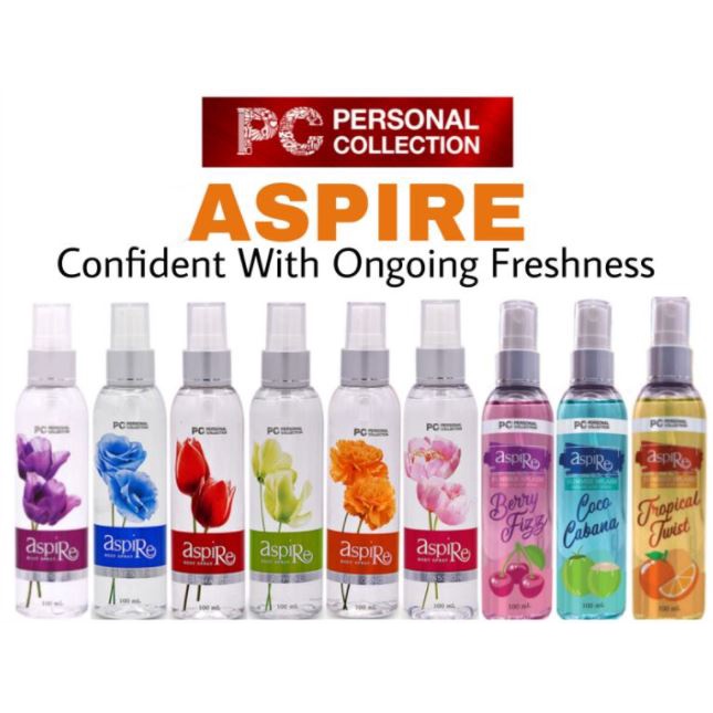 Personal Collection Aspire Body Spray 100mL | Shopee Philippines