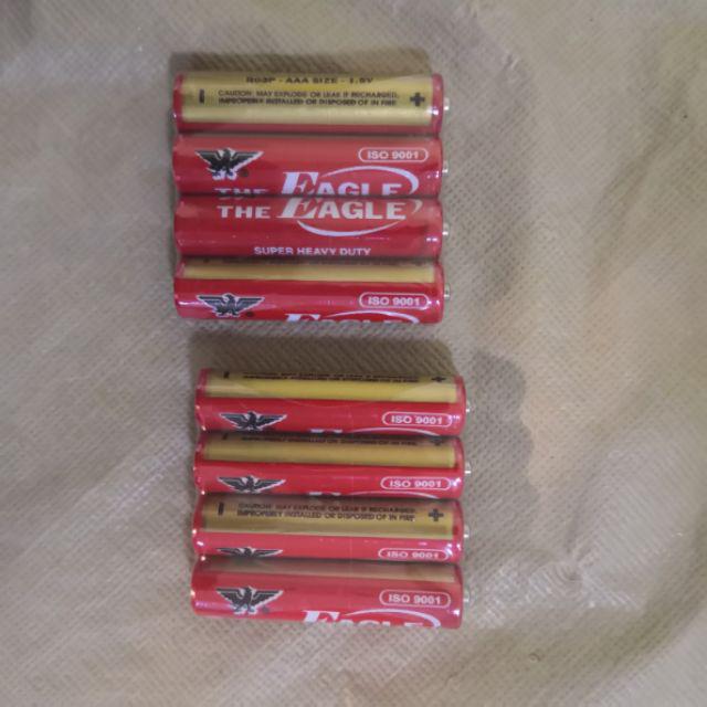 4pcs Pinaco Eagle AA/AAA Extra Heavy Duty Battery | Shopee Philippines