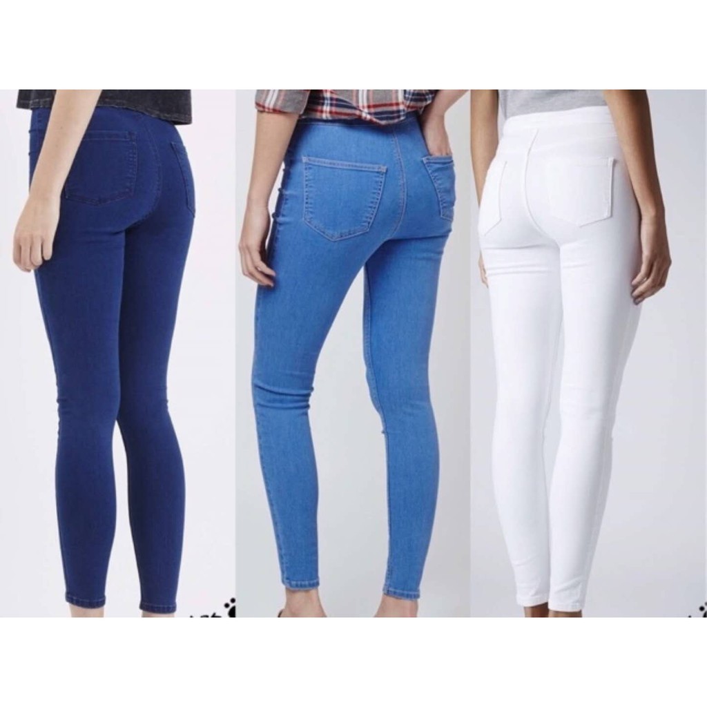 Women's Skinny Jeans High Waist Denim Pants | Shopee Philippines
