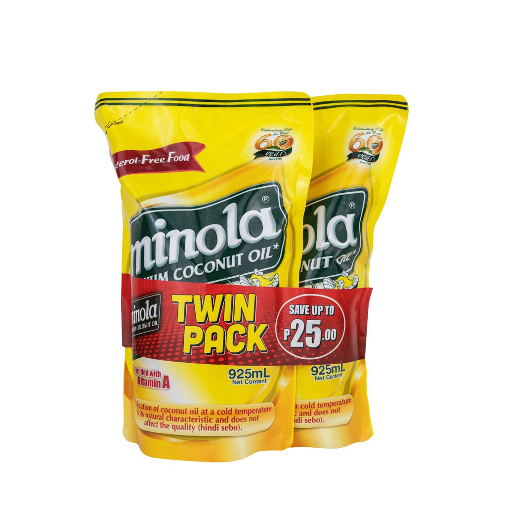Minola Coconut Oil SUP Twinpack 925ml | Shopee Philippines