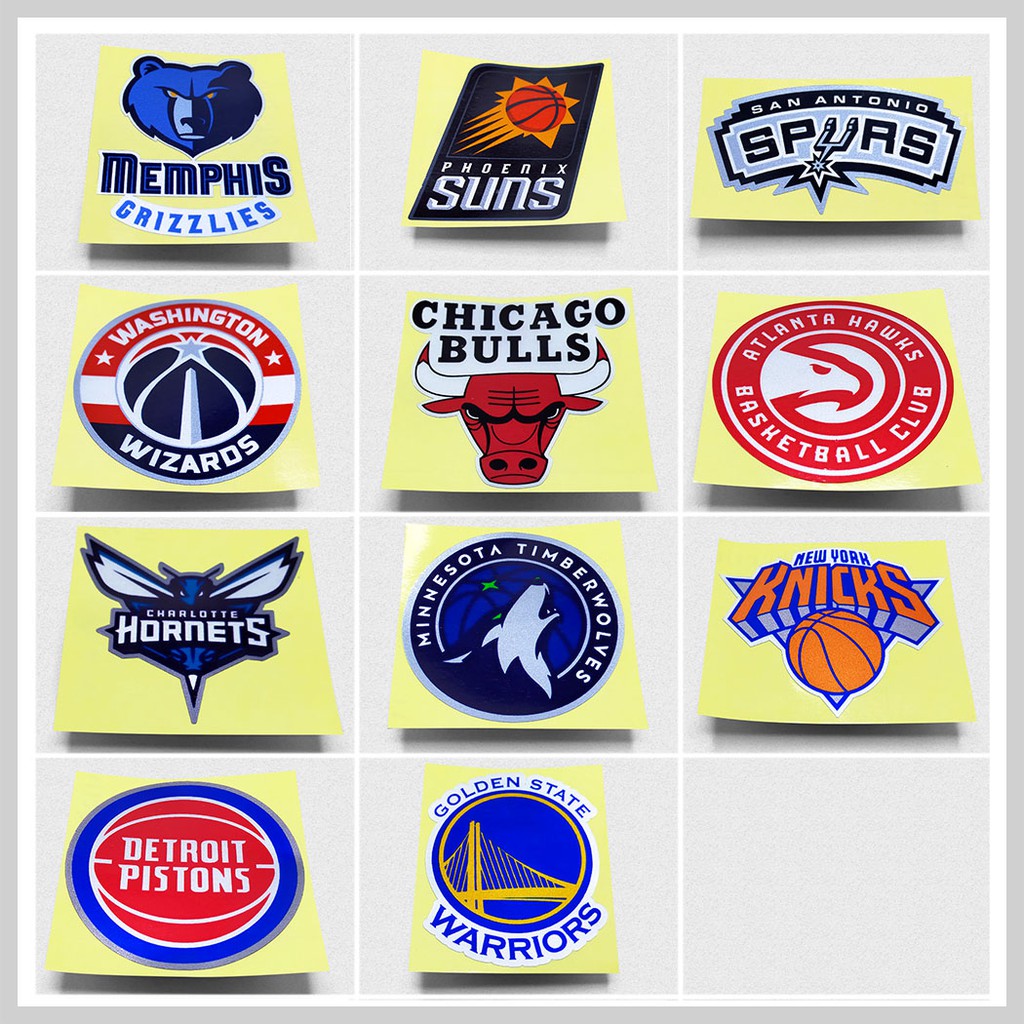 NBA Logo - Reflectorized Stickers - Part 02 | Shopee Philippines