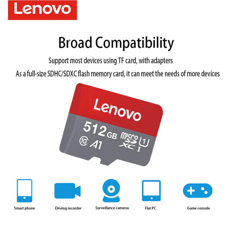 Lenovo 512GB Mini Memory Card SD/TF Card Flash Card 128GB 32GB 64GB ...
