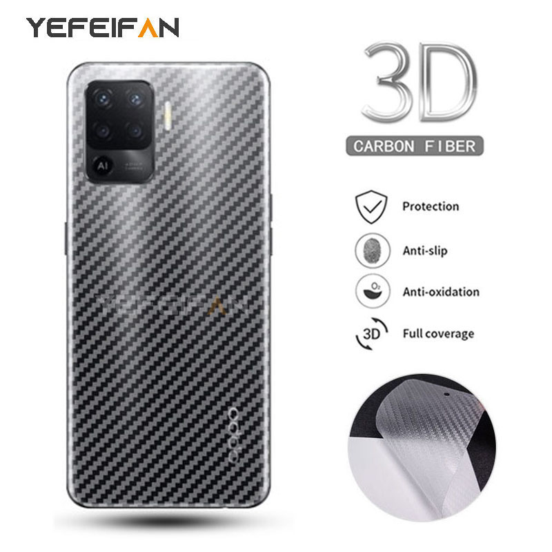 OPPO A54 Carbon Fiber Back Film for OPPO A94 A93 A92 A91 A74 5G A72 A53 ...