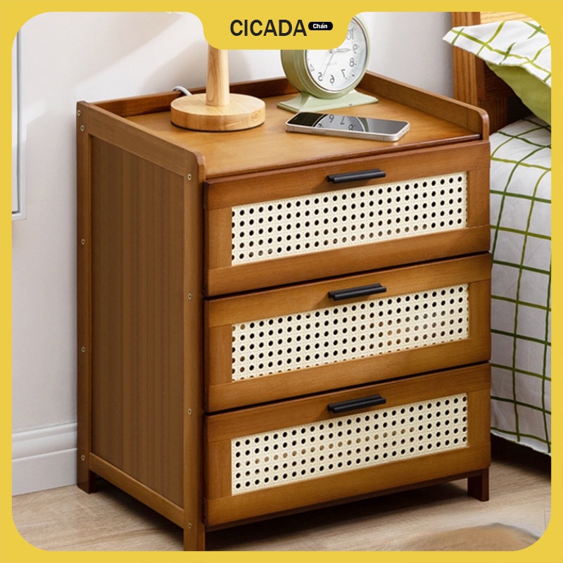 Bedside Cabinet Bedside Table Nightstand Table with Drawers or Sliding ...