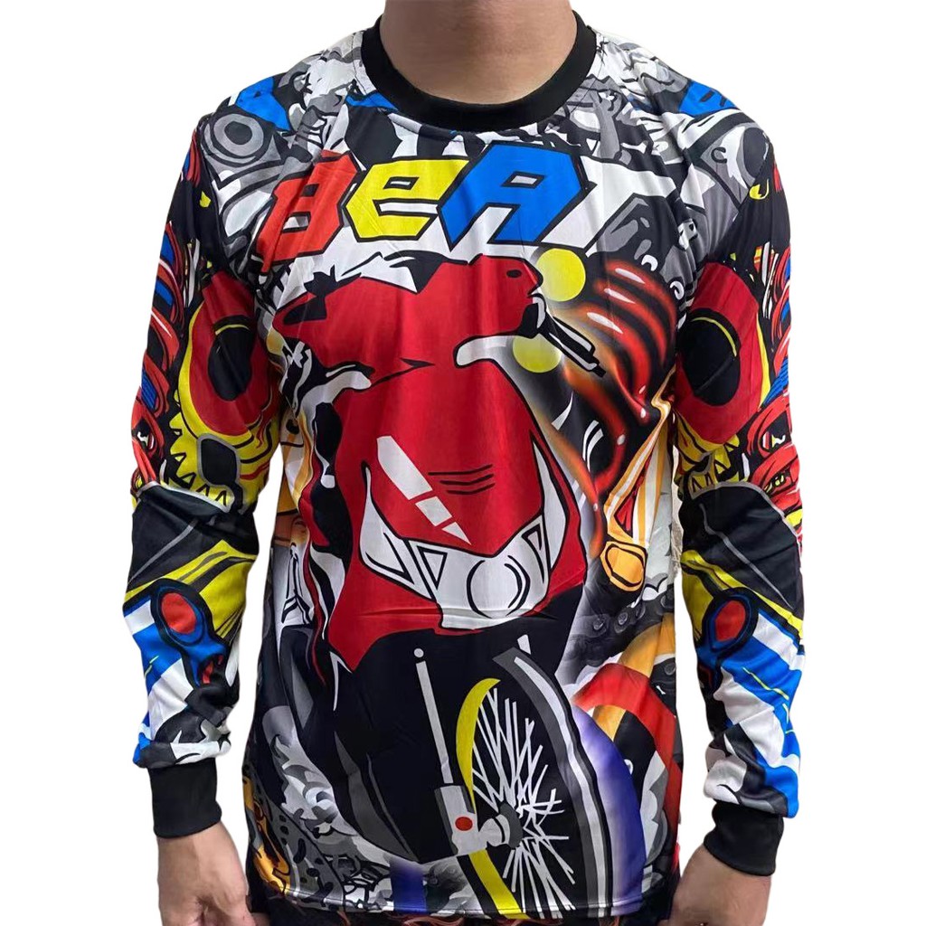 Longsleeve motor jersey Jacket Men's Racing Bike Ride Motorcycle ...