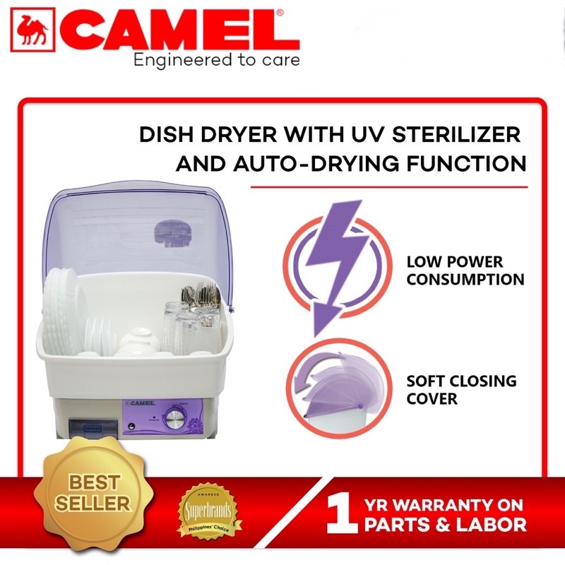 Camel Dish Dryer with UV Sterilizer CDD-101S | Shopee Philippines