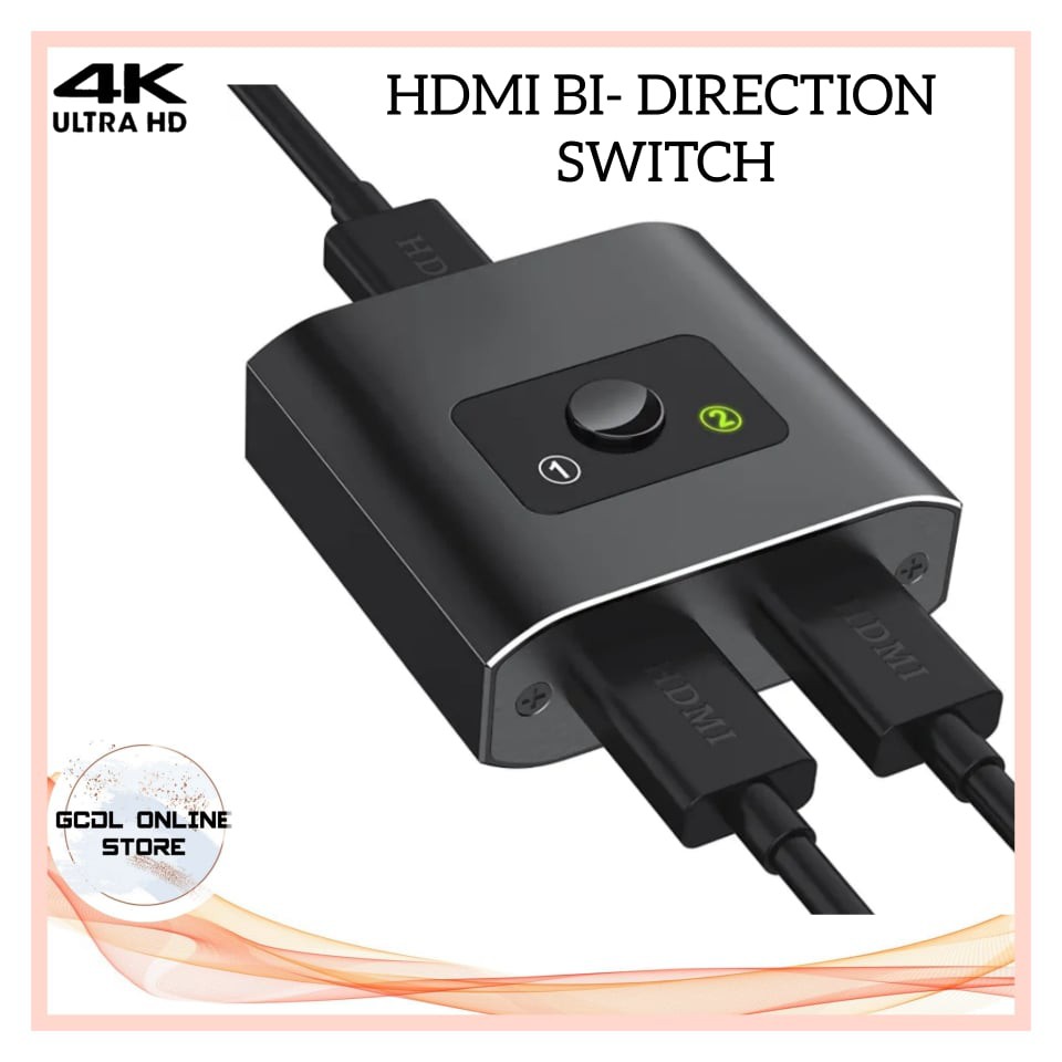 HDMI distributor Bidirectional selector 1 input 2 output / 2 input ...