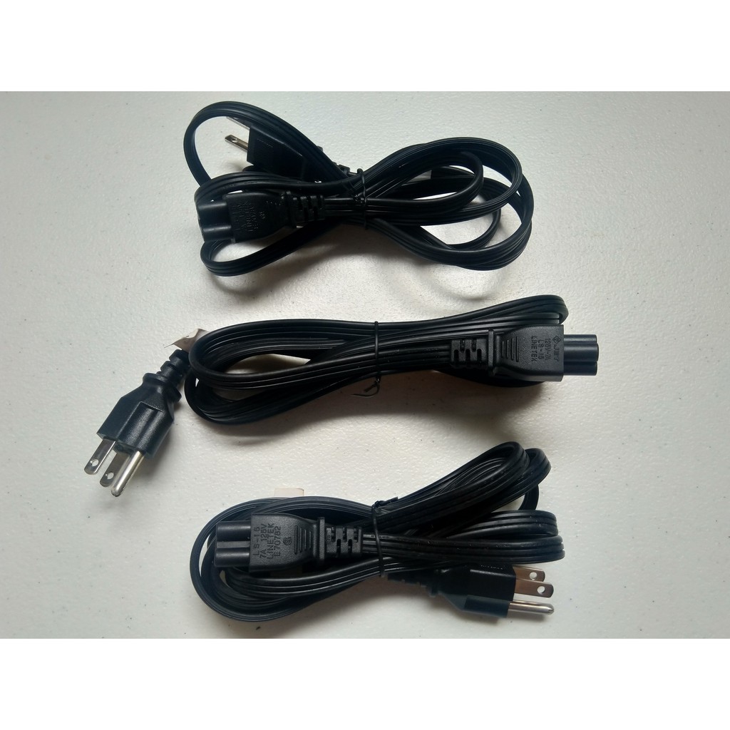 Original 3 Prong Laptop Power Cord | Shopee Philippines