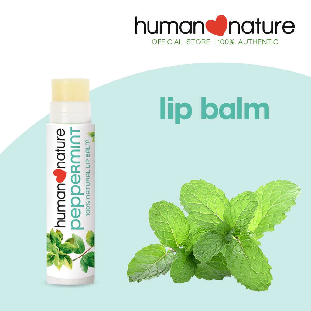 Human Nature Peppermint Lip Balm 4g | Shopee Philippines
