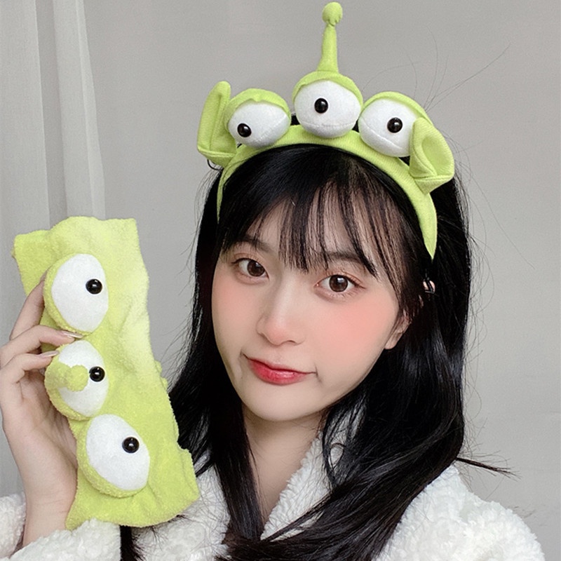 Disney Pixar Toy Story Alien Headband Stretchy Plushy Hair Accessories ...