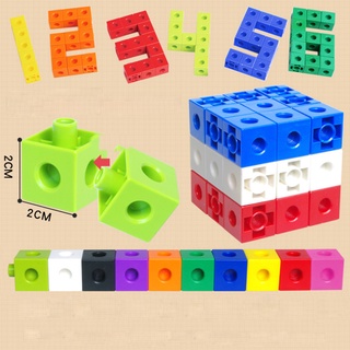 50 pcs Numberblocks Cubes Linking Cubes Link Cubes Snap Cubes Cube ...