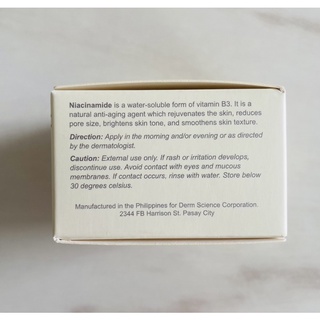 Tameca Niacinamide Cream 20g FDA Approved | Shopee Philippines