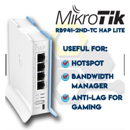 Mikrotik RB941-2nD-TC Hap Lite Router haplite | Shopee Philippines