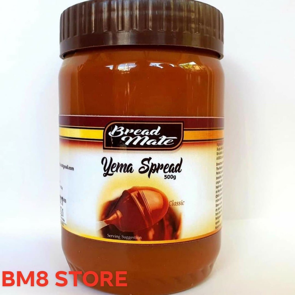 Breadmate Yema Spread Classic and Chocolate Flavor 180g & 500g | Shopee ...