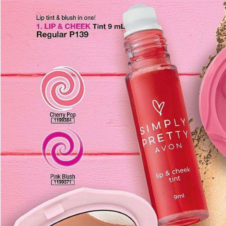 AVON Simply Pretty Cheek and Lip Tint 9ml | Shopee Philippines
