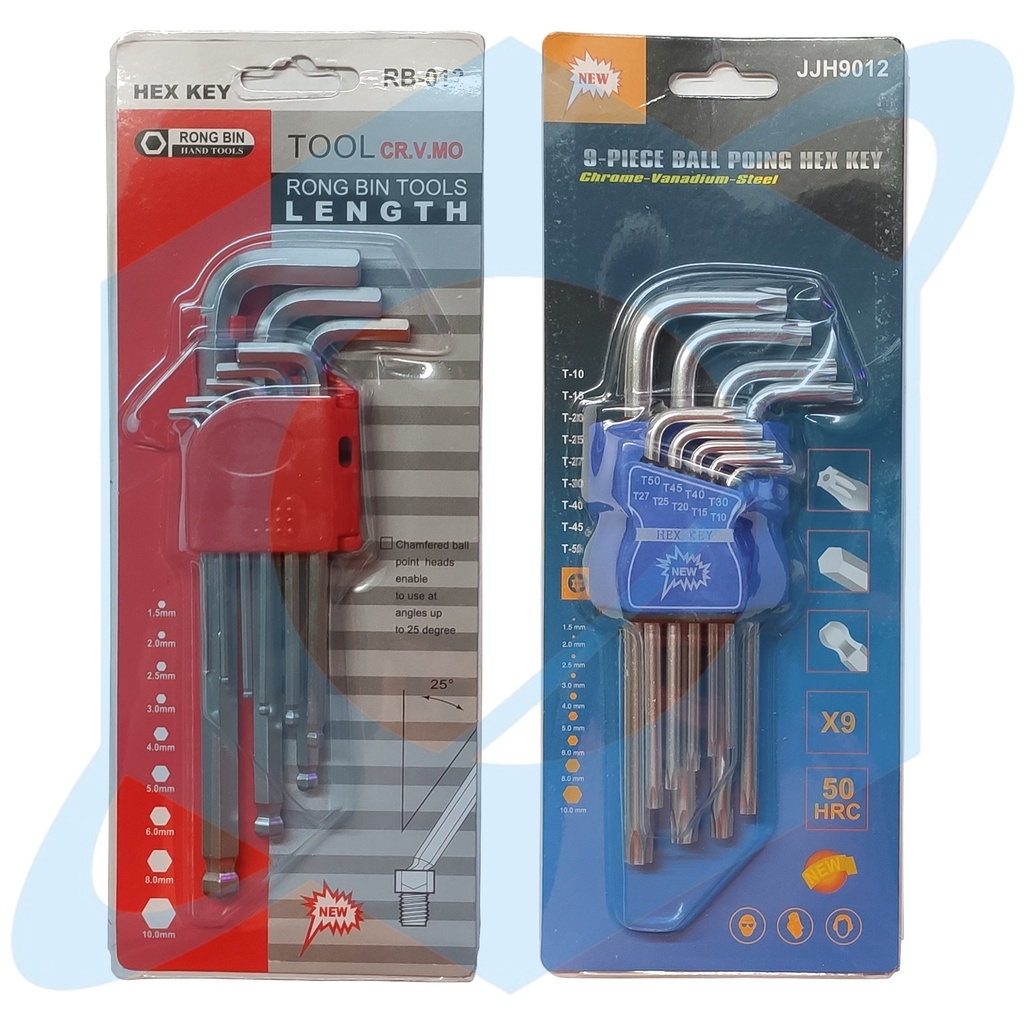 1Set 9pcs Hexagonal Allen Key Set / Flower Allen Key Set | Shopee ...