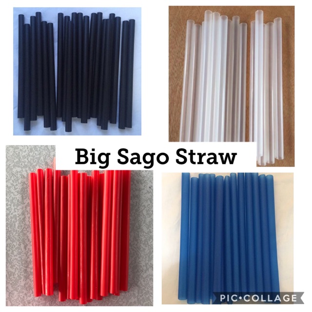 Big Sago Straw (1 kilo per pack) | Shopee Philippines