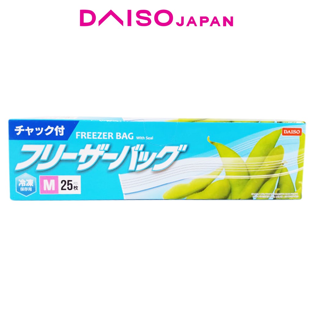 Daiso Medium Freezer Bag 25 sheets | Shopee Philippines